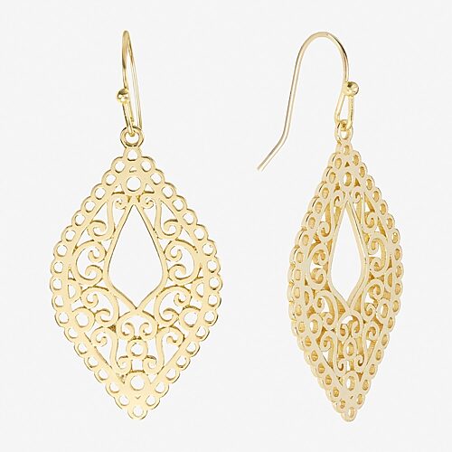 Click here for Silver Reflections Filigree Womens 14K Gold Over B... prices