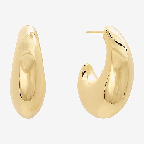 Click here for Silver Reflections Womens 14K Gold Over Brass 32mm... prices