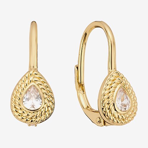 Click here for Sparkle Allure Womens Cubic Zirconia 14K Gold Over... prices