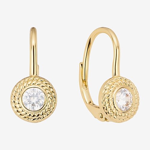 Click here for Sparkle Allure Womens Cubic Zirconia 14K Gold Over... prices