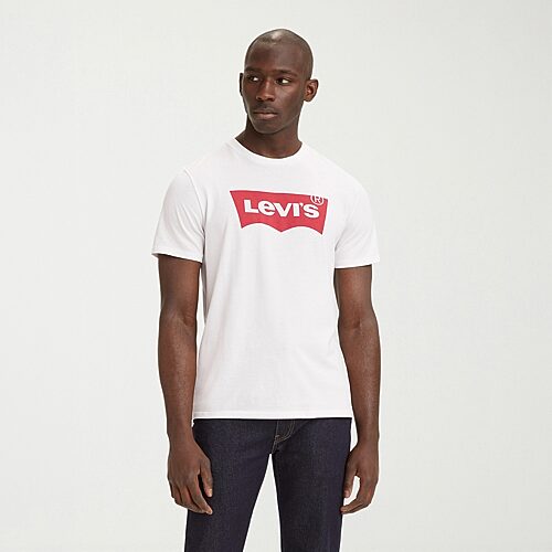 Click here for Levis Set-In Neck Mens Round Neck Short Sleeve Reg... prices