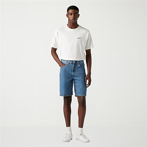Click here for Levis Men’s 469 Loose Fit 12 Denim Shorts  33  Blu... prices