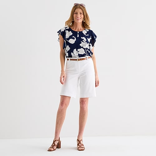 Click here for Liz Claiborne Womens 11 Mid Rise Bermuda Short  20... prices