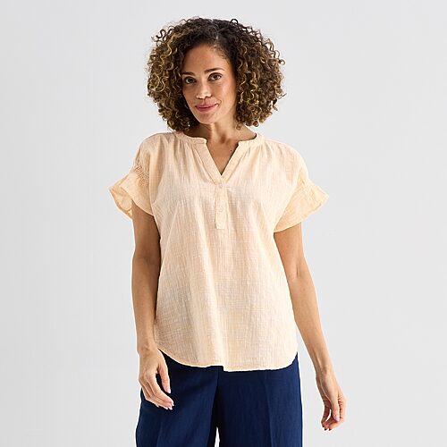 Click here for Liz Claiborne Womens Split Crew Neck Short Sleeve... prices