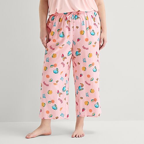 Click here for Sleep Chic Womens Plus Poplin Pajama Capri Pant  2... prices