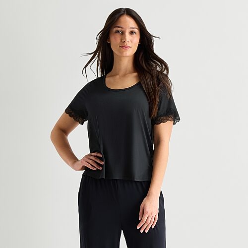 Click here for Ambrielle Womens Scoop Neck Short Sleeve Pajama To... prices
