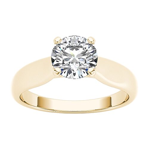 Click here for Womens 3/4 CT. Natural White Diamond 14K Gold Roun... prices