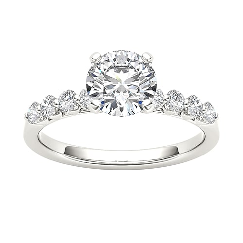 Click here for 3/4 CT.T.W. Natural Round Diamond 14K Gold Engagem... prices