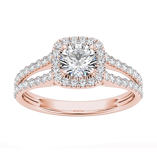 Click here for 1 CT.T.W. Natural Round Diamond 14K Gold Engagemen... prices