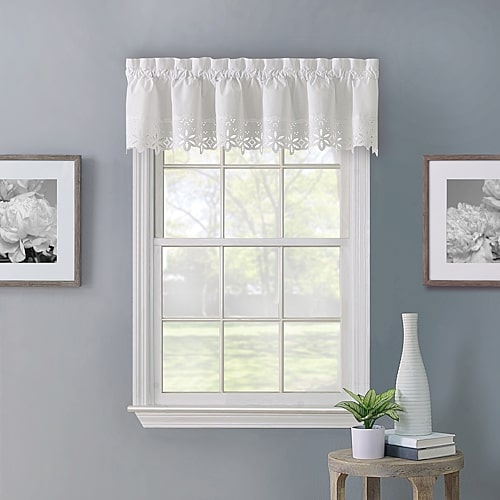 Click here for Regal Home Battenburg Tailored Rod Pocket Valance... prices