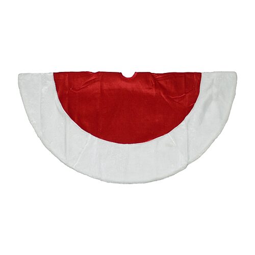 Click here for Northlight Red And White Traditional Border Tree S... prices
