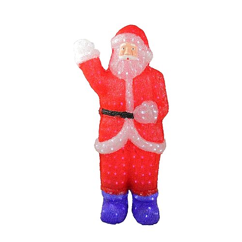 Click here for 3 Red Lighted Commercial Grade Santa Claus Christm... prices