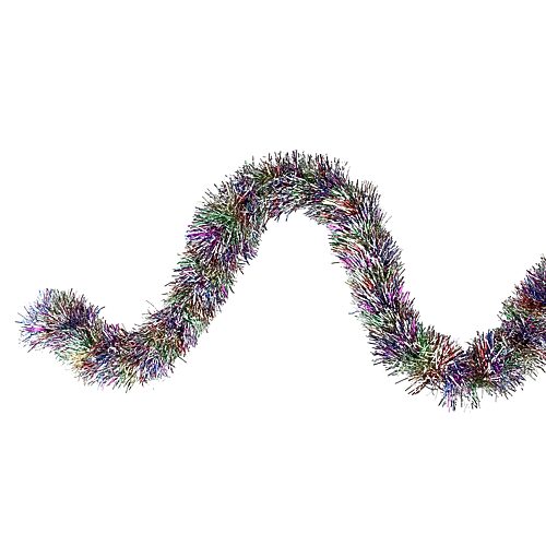 Click here for 50 x 3 Silver Tinsel Rainbow Artificial Christmas... prices