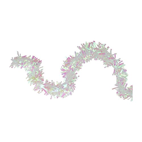 Click here for 50 x 4 White Iridescent Wide Cut Tinsel Christmas... prices