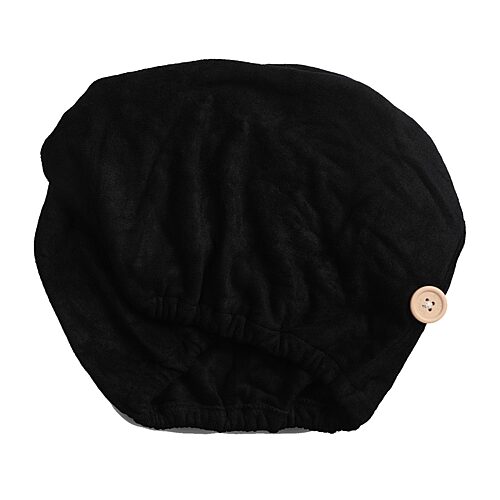 Click here for Kitsch Eco Friendly Hair Towel  One Size  Black prices