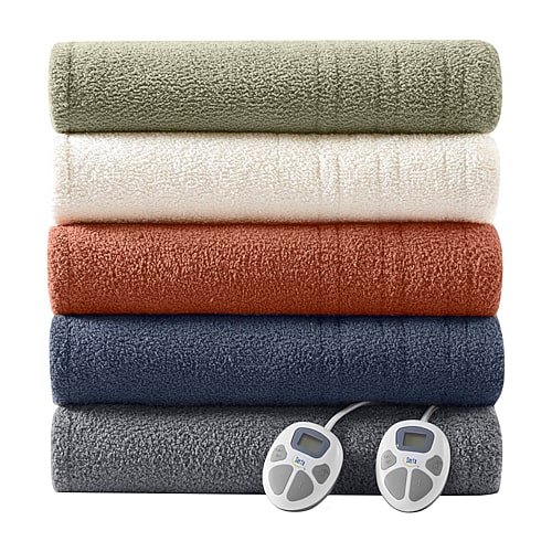 Click here for Serta Dream Soft Heated Midweight Blanket  One Siz... prices