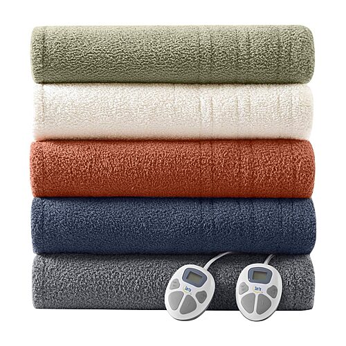 Click here for Serta Dream Soft Heated Midweight Blanket  One Siz... prices