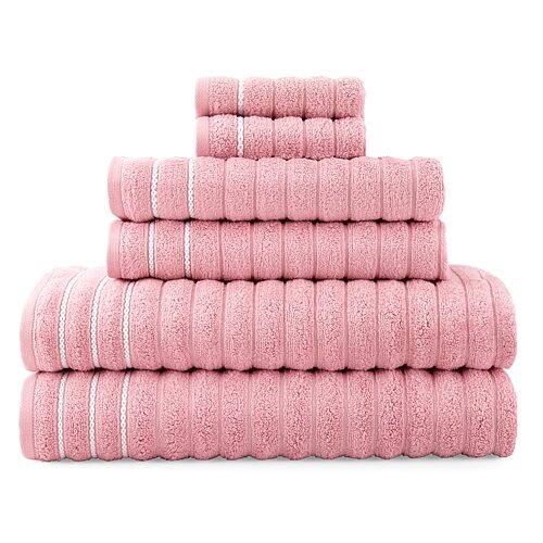 Click here for Home Expressions 6-pc. Ribbed Solid Bath Towel Set... prices