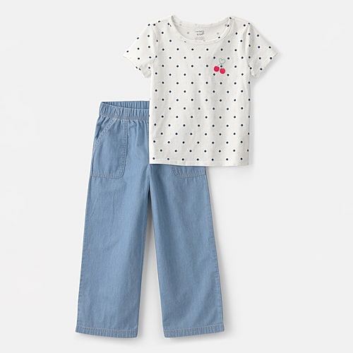 Click here for Carters Little & Big Kid Girls 2-pc. Pant Set  8... prices