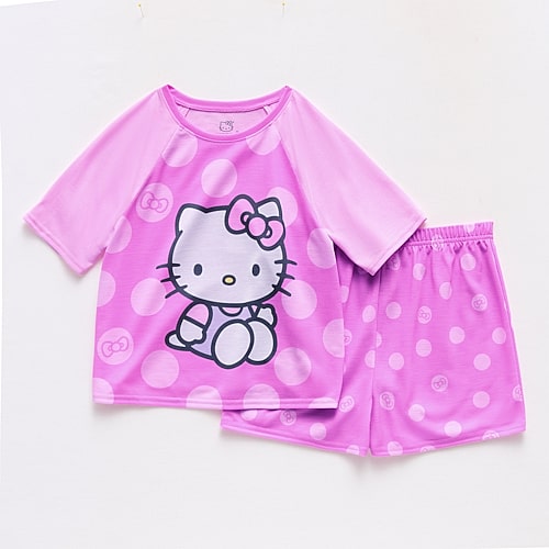 Click here for Little & Big Kid Girls Hello Kitty Crew Neck Short... prices