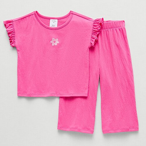 Click here for Okie Dokie Toddler & Little Girls 2-pc. Pant Set... prices
