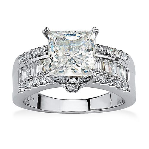 Click here for DiamonArt Womens 3 1/2 CT. T.W White Cubic Zirconi... prices