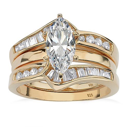 Click here for DiamonArt Womens 3 1/2 CT. T.W White Cubic Zirconi... prices