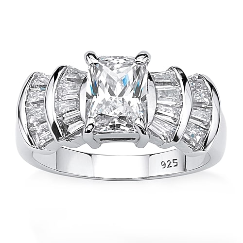 Click here for DiamonArt Womens 3 CT. T.W. White Cubic Zirconia P... prices