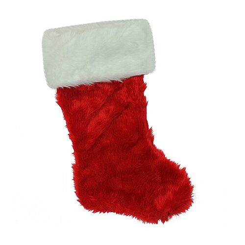 Click here for 20 Red and White Traditional Cuff Extra Plush Chri... prices