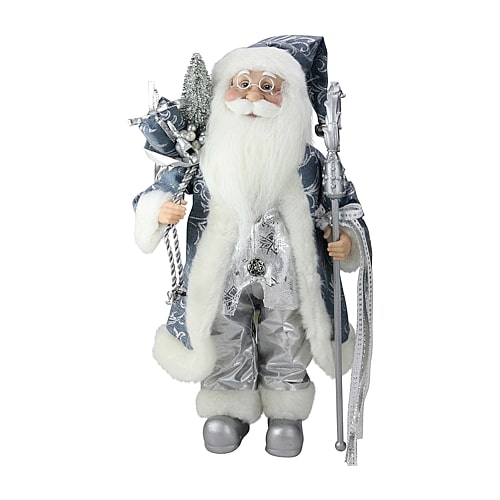 Click here for 16 Ice Palace Santa Claus with Staff and Bag Chris... prices