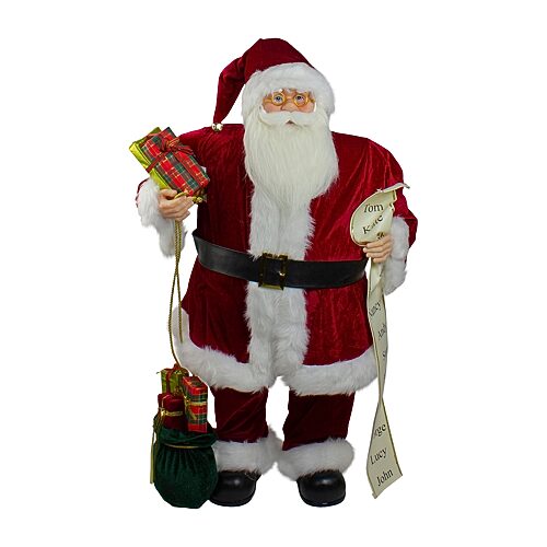 Click here for 32 Traditional Santa Claus with Gift Bag and List... prices