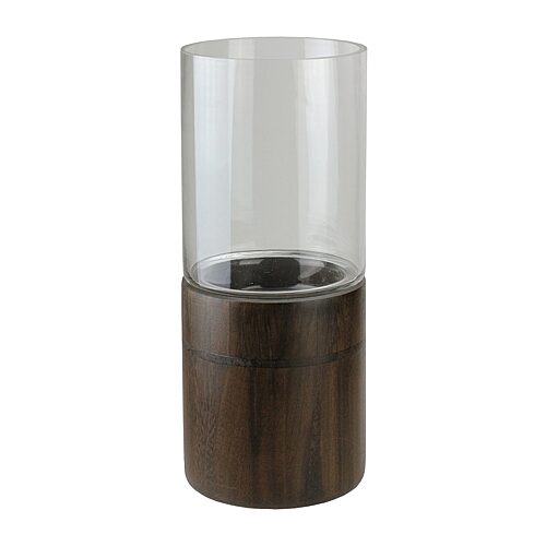Click here for 15.25 Clear Glass Hurricane Pillar Candle Holder w... prices