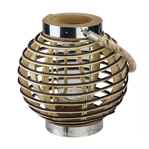 Click here for 9.5 Rustic Chic Round Rattan Decorative Candle Hol... prices