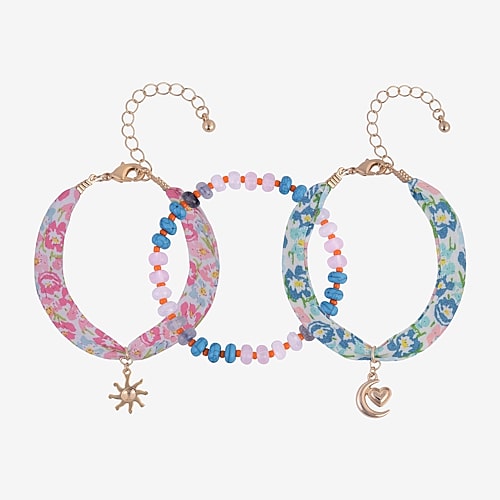 Click here for Arizona Womens 3-pc. Bracelet Set  One Size  Multi... prices