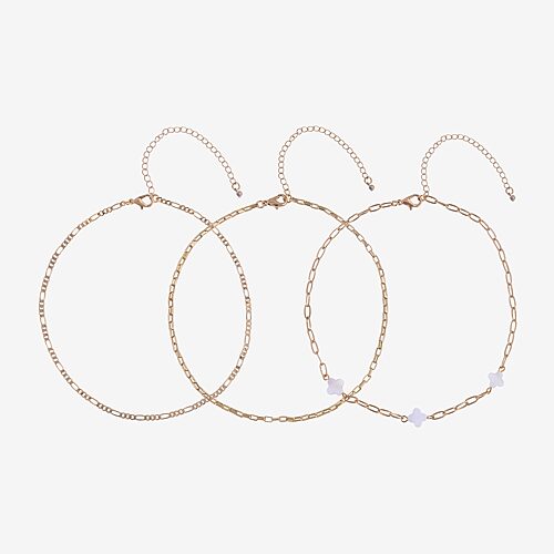 Click here for Arizona Womens Flower 3-pc. Necklace Set  One Size... prices