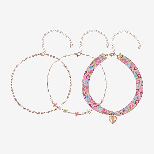Click here for Arizona Womens Flower 3-pc. Necklace Set  One Size... prices