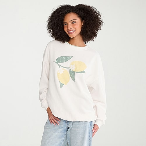 Click here for AEROPOSTALE Womens Juniors Crew Neck Long Sleeve S... prices