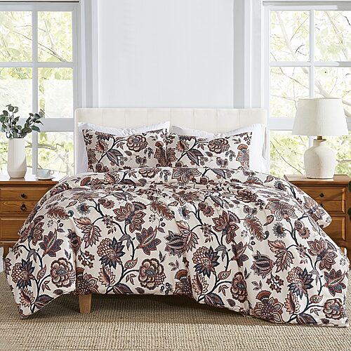 Click here for Cannon Chloe Jacobean 3pc. Duvet Cover Set prices