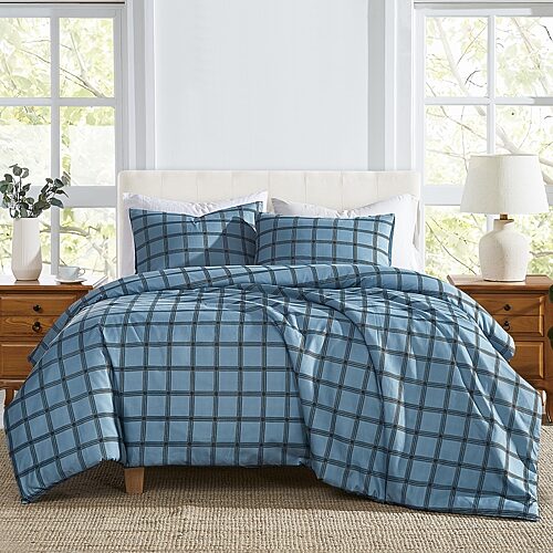 Click here for Cannon Luka Grid 3pc. Comforter Set prices