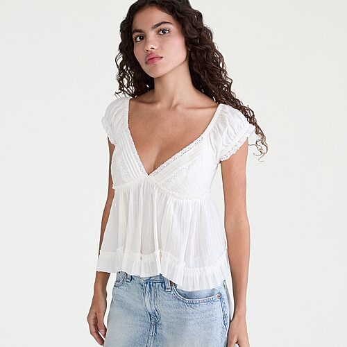 Click here for AEROPOSTALE Womens Juniors V Neck Short Sleeve Bab... prices