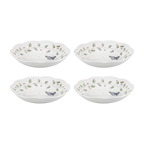 Click here for Lenox Butterfly Meadow Pasta Bowls  Set of 4 - Mul... prices