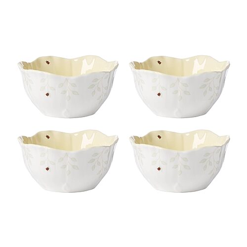 Click here for Lenox Butterfly Meadow Floral Dessert Bowls  Set o... prices