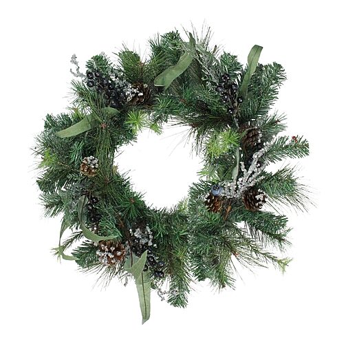 Click here for Mixed Pine with Blueberries Pine Cones and Ice Twi... prices