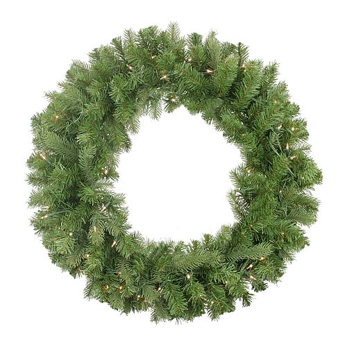 Click here for Pre-Lit Noble Fir Artificial Christmas Wreath - 30... prices