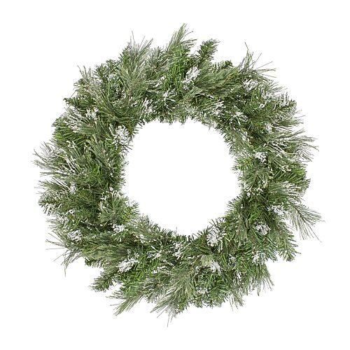 Click here for Snow Mountain Pine Artificial Christmas Wreath - 2... prices
