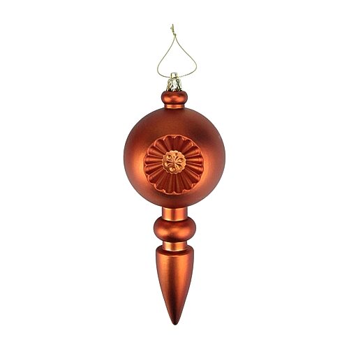 Click here for 4ct Orange Retro Reflector Shatterproof Matte Chri... prices