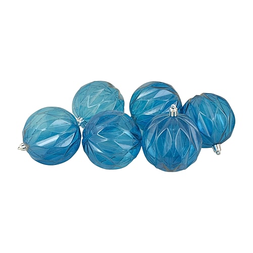 Click here for Set of 6 Transparent Blue Rhombus Cut Shatterproof... prices