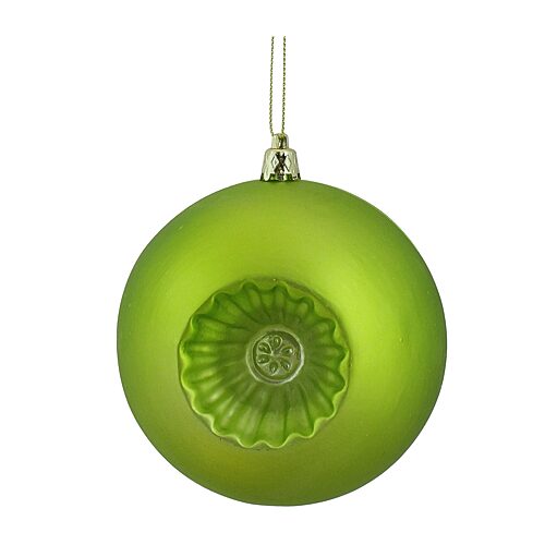 Click here for 6ct Green Retro Reflector Matte Christmas Ball Orn... prices