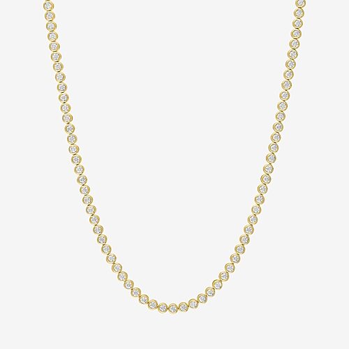 Click here for (G-H / Si2-I1) Womens Diamond 14K Gold 17 Inch Ten... prices
