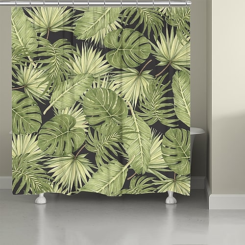 Click here for Kathy Ireland Sophisticated Palm Shower Curtain  O... prices